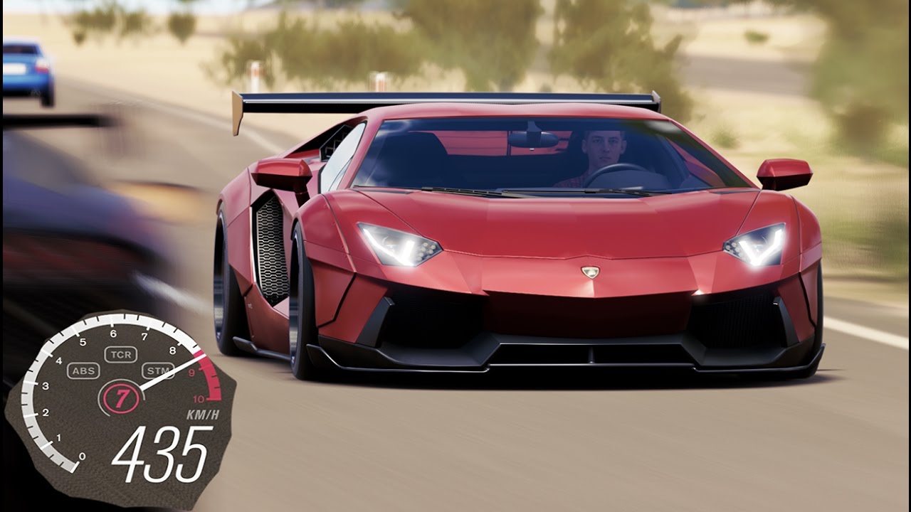 435 km/h intr-un Lamborghini - YouTube