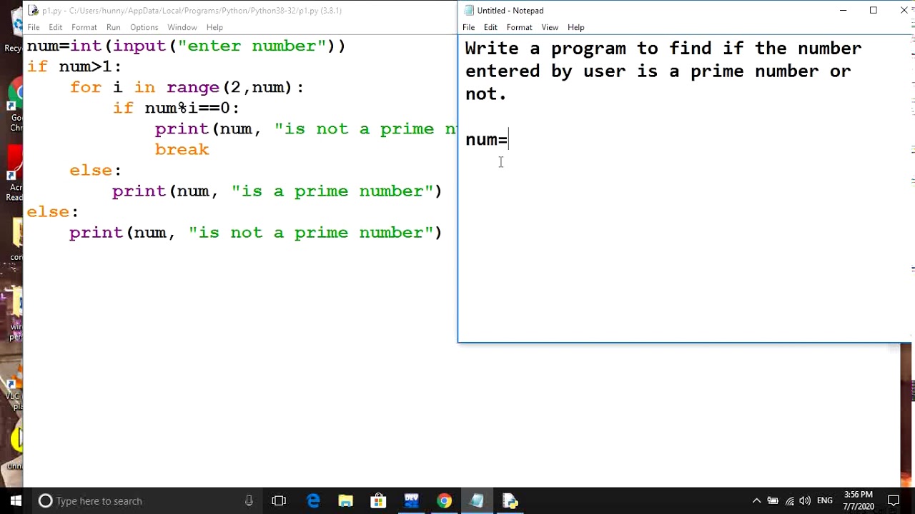 Program To Check If The Number Is Prime In Python YouTube program-to-check-if-the-number-is-prime-in-python-youtube