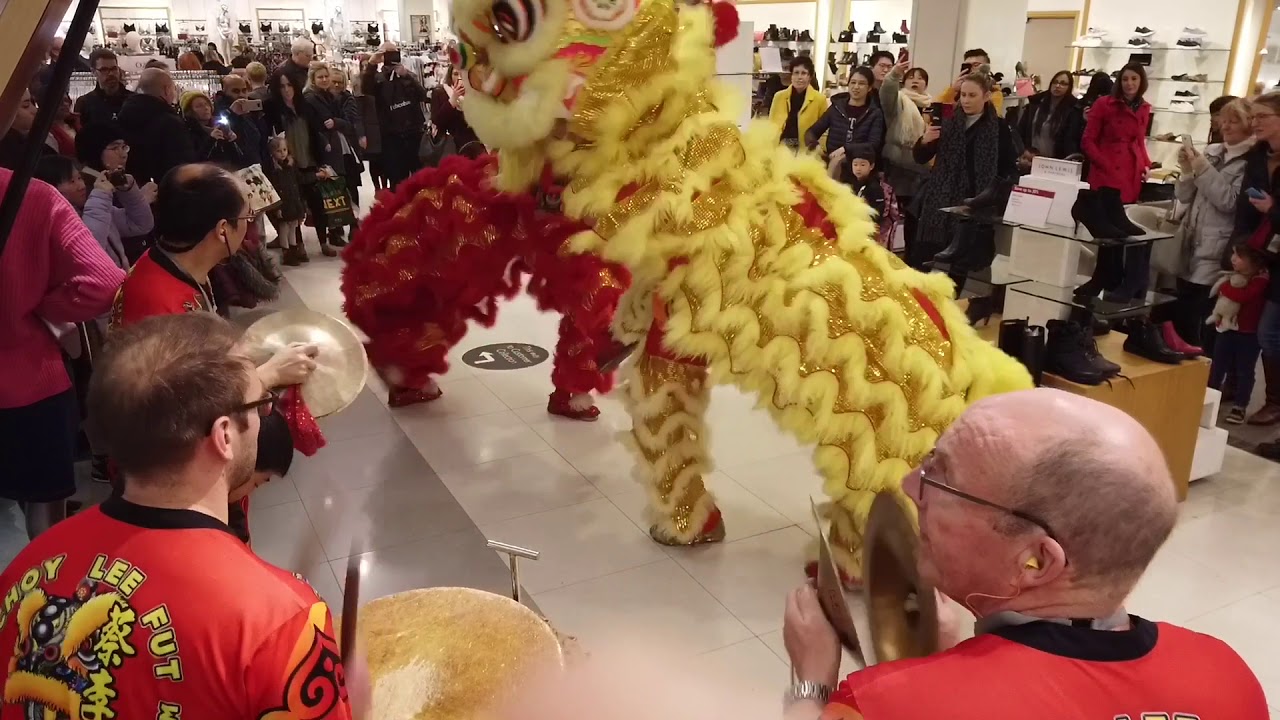 Chinese new year lion dance 2019 - YouTube