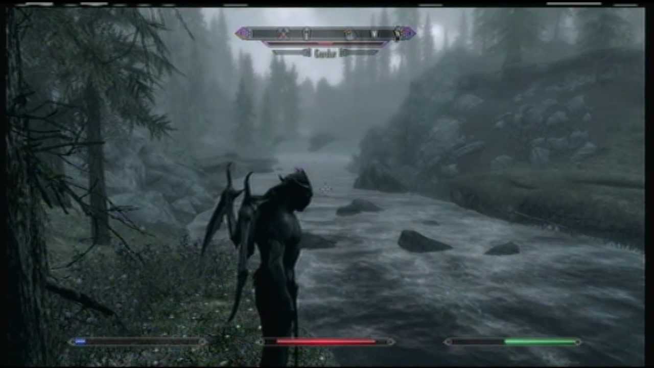 Skyrim Dawnguard Vampire Lord perk tree commentary - YouTube