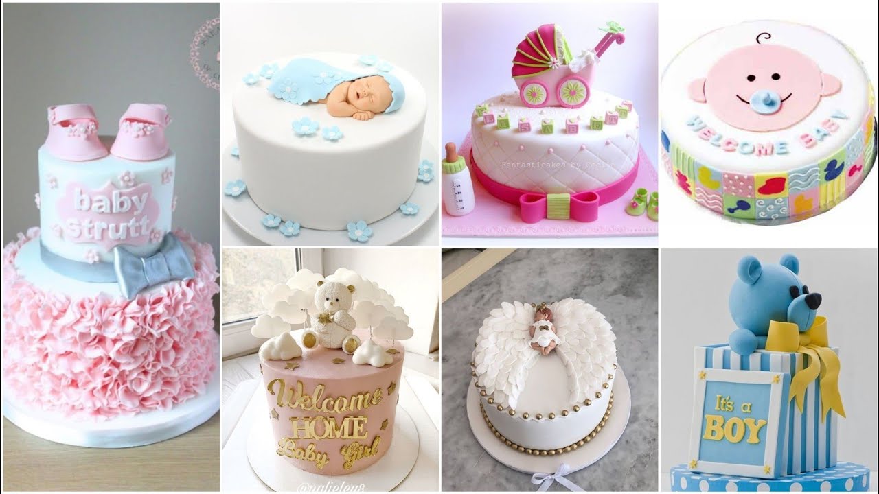 Welcome Baby cake design ideas || Welcome your Baby with a beautiful ...
