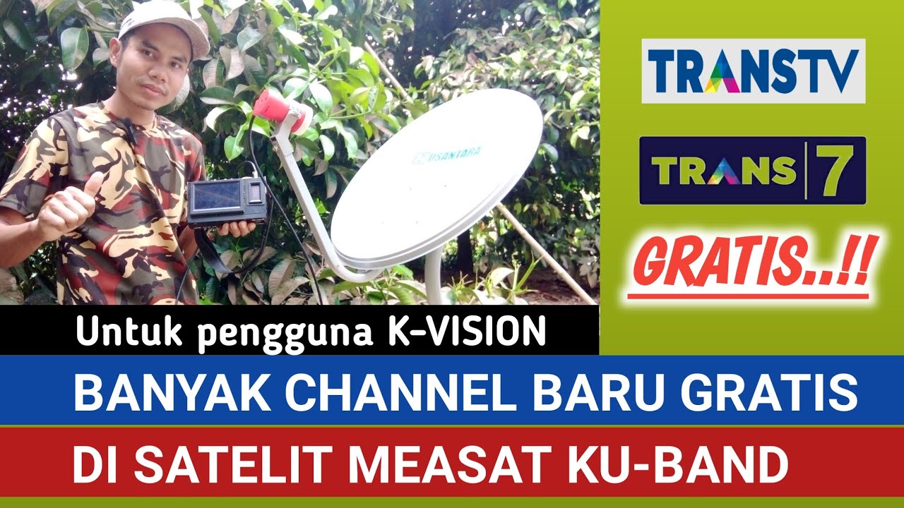 TRANS TV - TRANS 7 GRATIS DI SATELIT MEASAT KU-BAND, PENGGUNA K-VISION ...