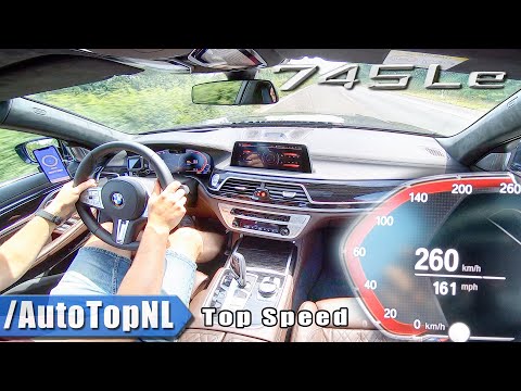 2020 BMW 7 Series 745Le TOP SPEED on AUTOBAHN by AutoTopNL