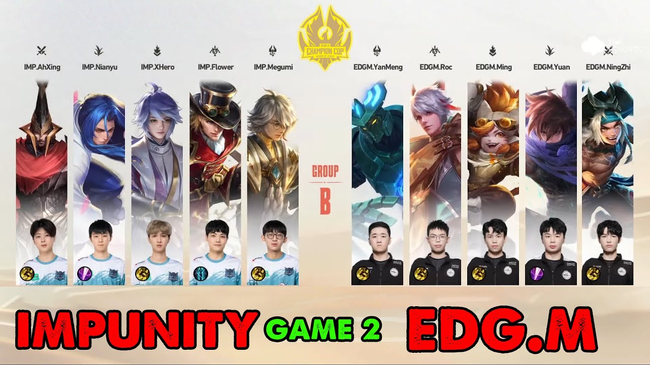 Honor Of Kings | KIC2022 | Group Stage: Impunity vs EDG.M Game 2 - YouTube