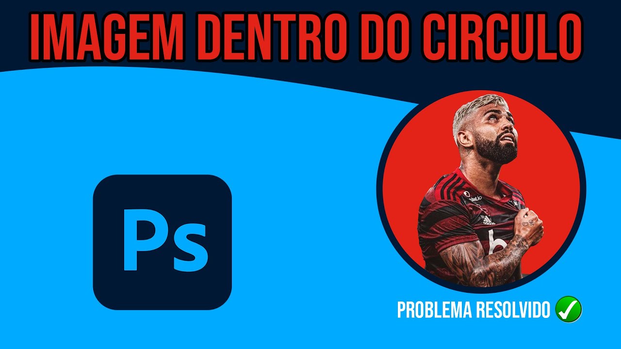 COMO COLOCAR IMAGEM DENTRO DO CIRCULO NO PHOTOSHOP - YouTube