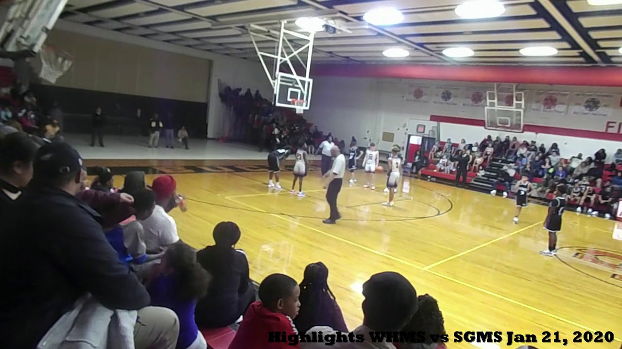 Highlights WHMS vs SGMS Jan 21, 2020 - YouTube