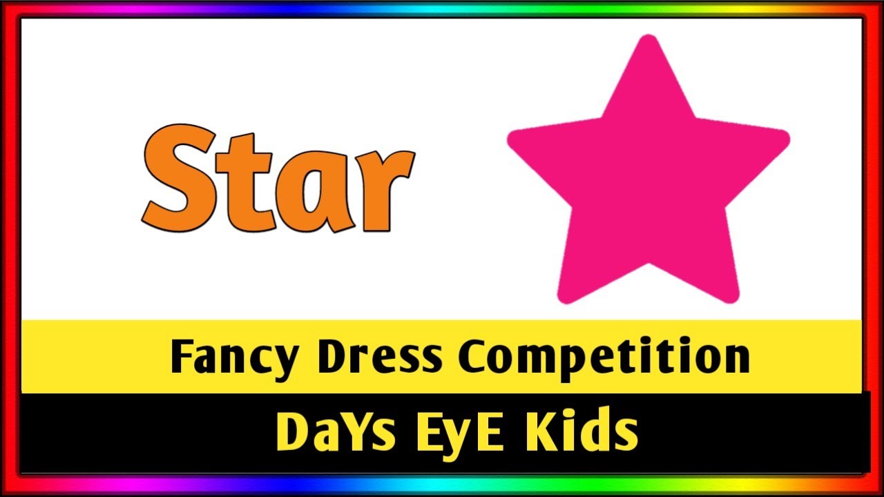 Few Lines about Star | Fancy Dress Competition Ideas for Kids | Star ...