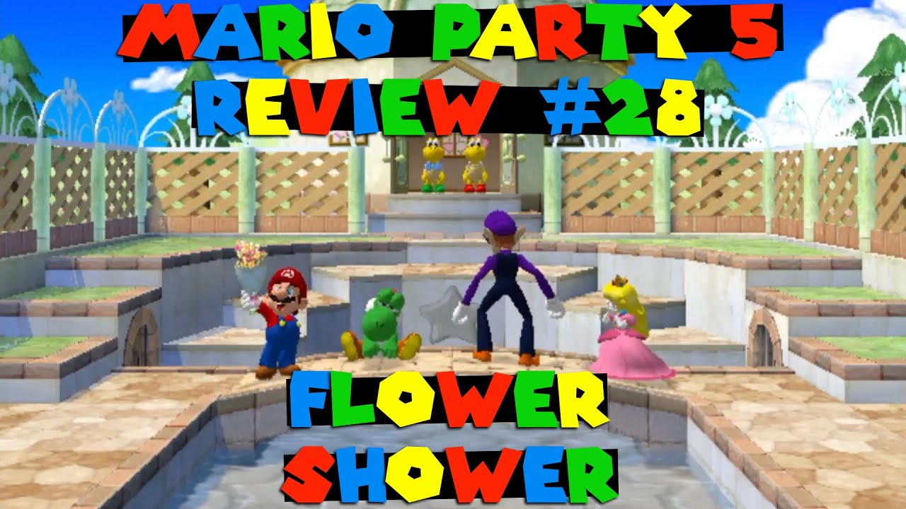 Mario Party 5 Minigame Review-Flower Shower - YouTube