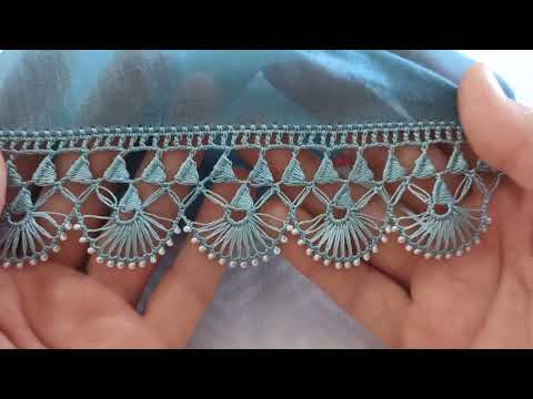 Kum Boncuklu Tığ Oya Modeli 52