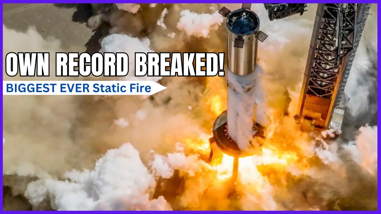 SpaceX Achieves Largest Static Fire Test for Flight 8, While Falcon 9 ...
