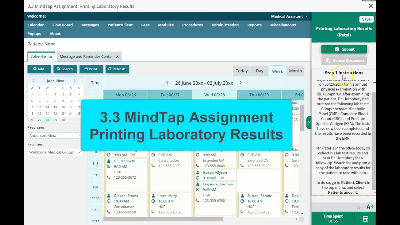 MED1055 3.3 MindTap Assignment - YouTube
