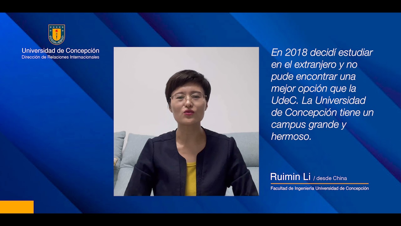 Testimonio de Ruimin Li, estudiante del Doctorado en Ingeniería ...