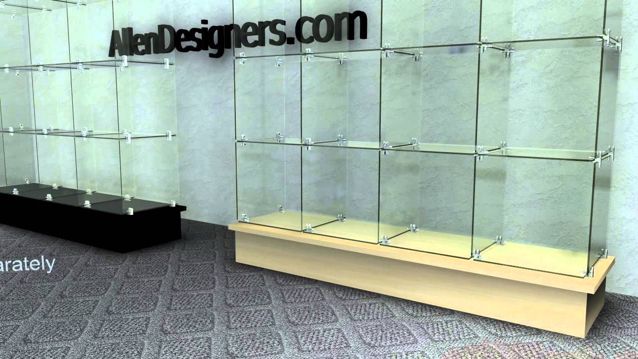 DIY Glass Cube Base Platforms - YouTube
