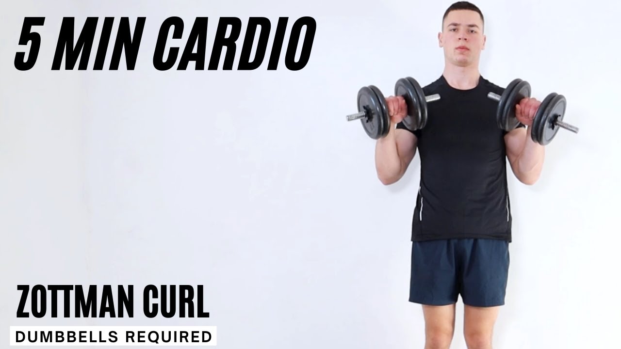 5 Minute Zottman Curls Bicep Workout with Music and Rest Breaks | Zesty ...