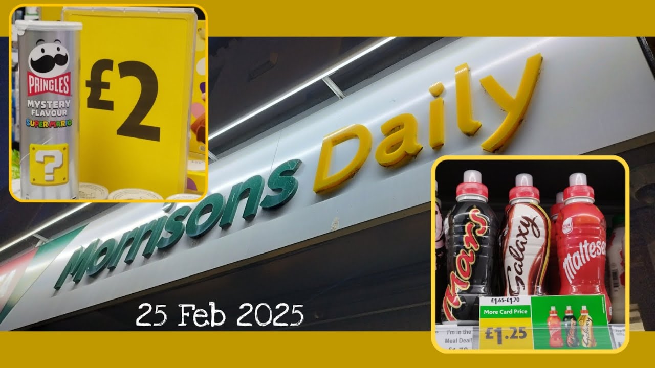 UK Supermarket 🇬🇧 | Morrisons Daily 👍 | 25 Feb 2025🛍️ - YouTube
