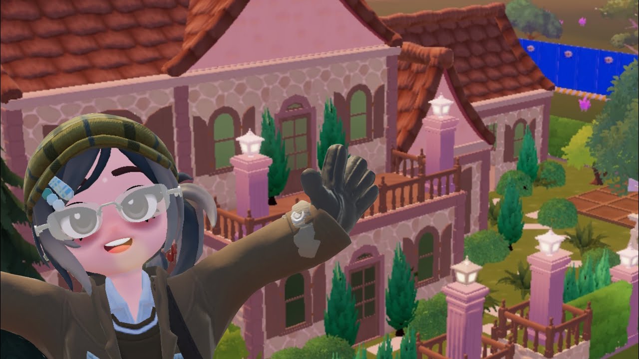 Build a small but cozy PINK downtown house in @Heartopia-official (FAST ...
