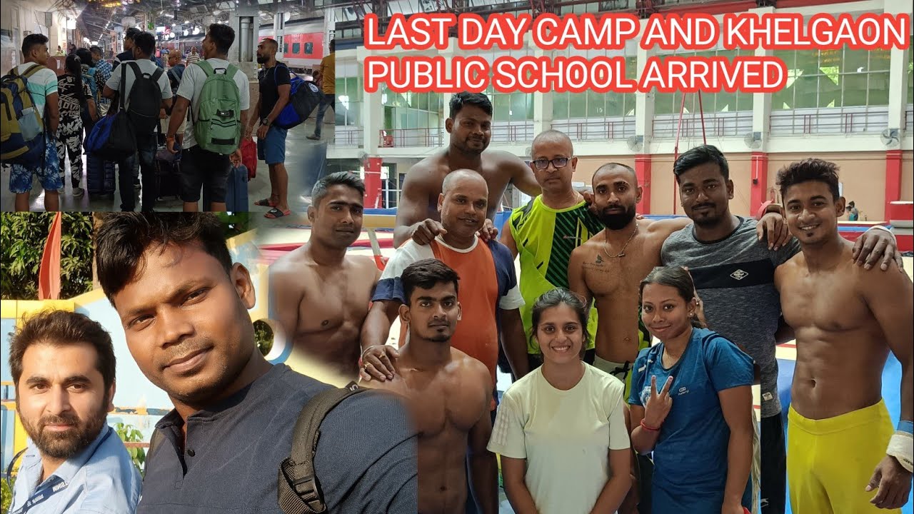 LAST DAY CAMP AND KHELGAON PUBLIC SCHOOL ARRIVED - YouTube