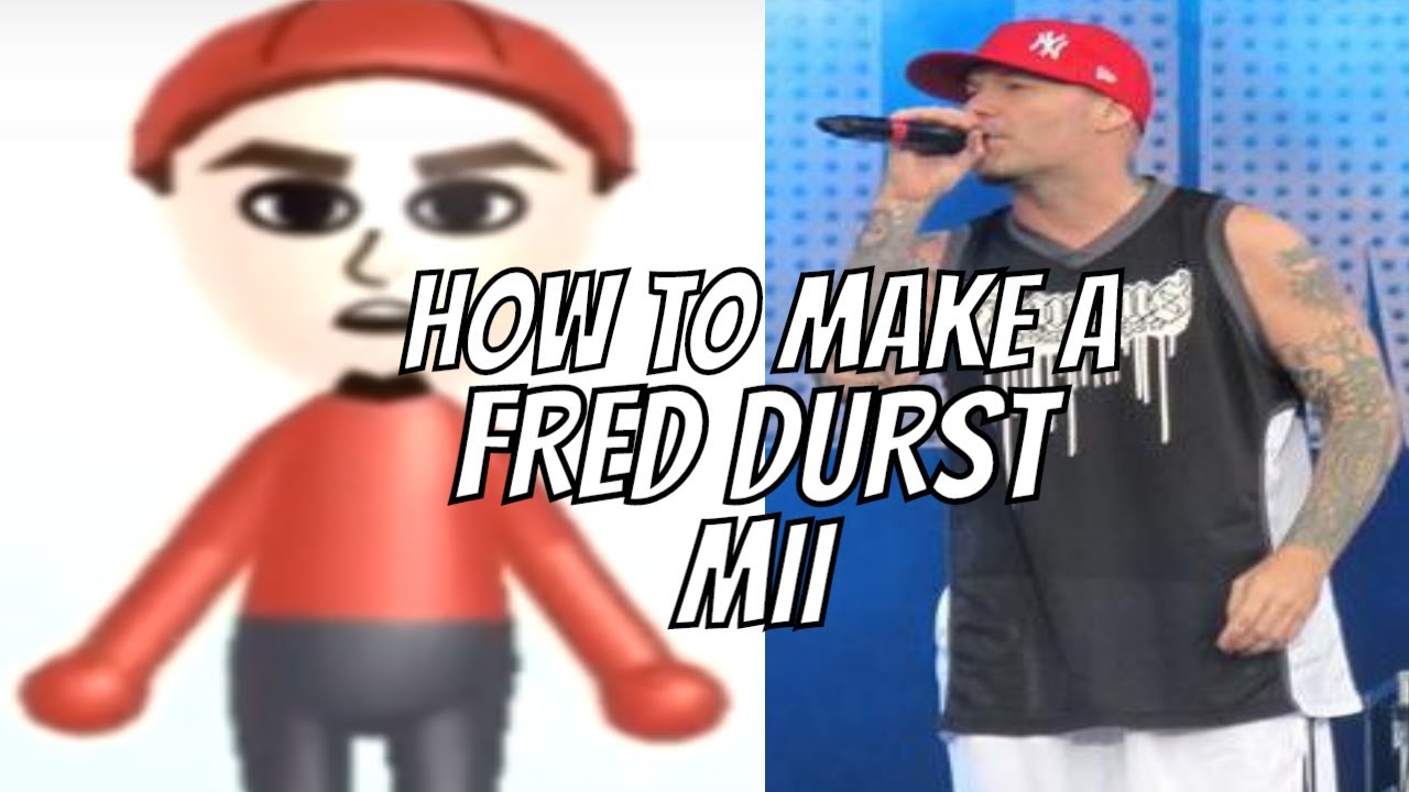 How To Make A FRED DURST Mii On The Wii! [Mii Creator Tutorial] - YouTube