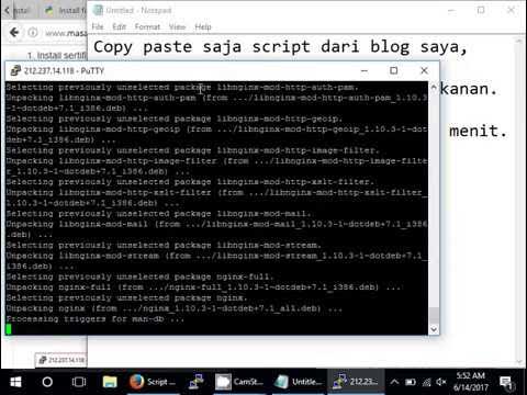 Script Auto Install SSH & OpenVPN untuk VPS Debian 7 32 dan 64 bit - YouTube