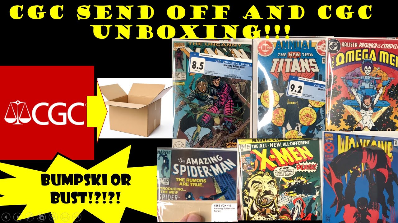 CGC Comic Book Unboxing 10 moderns! BUMPSKI TIME!! cleaning pressing ...