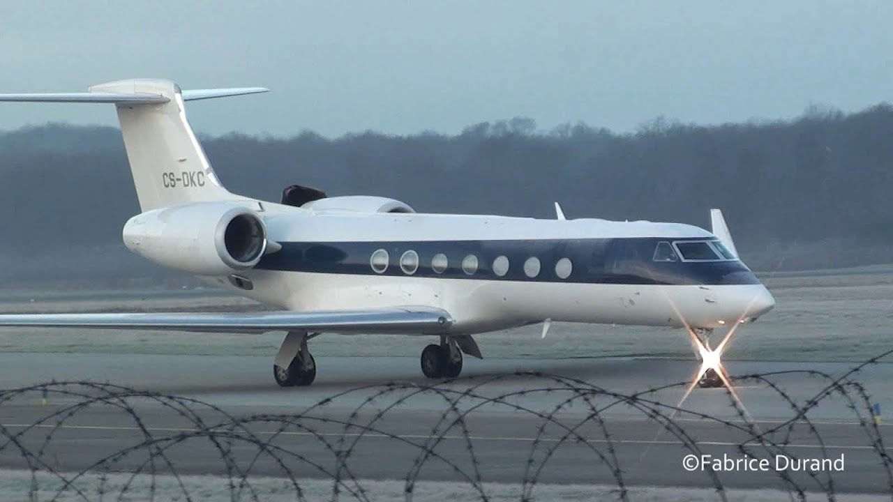 Gulfstream G550 take off rwy23 at Geneva Cointrin [GVA/LSGG] - YouTube
