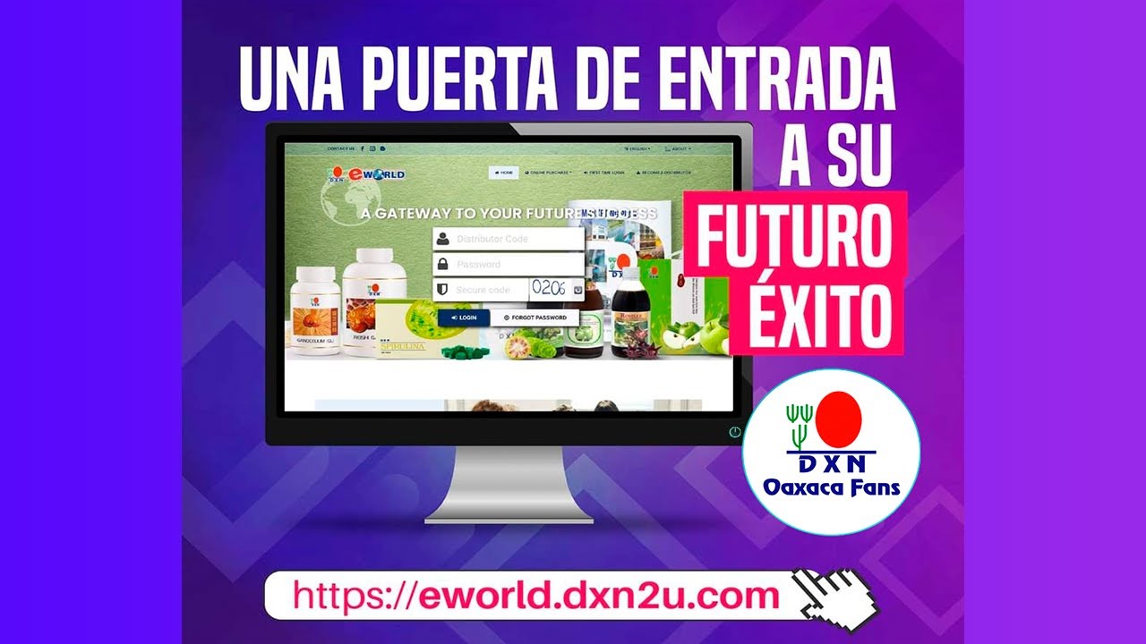 Cómo CREAR Tú pagina virtual DXN eWorld desde tu computadora FÁCIL - YouTube