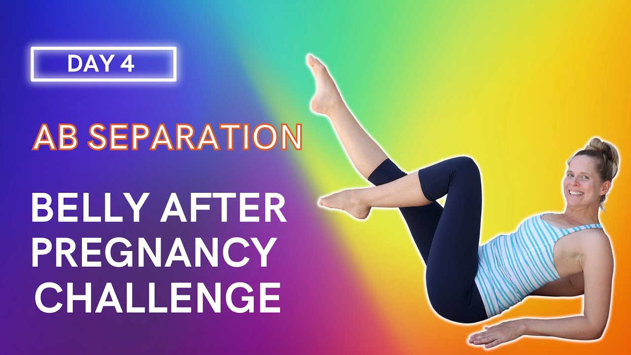 7 Day Belly After Pregnancy Challenge | Best Exercises For Ab ...