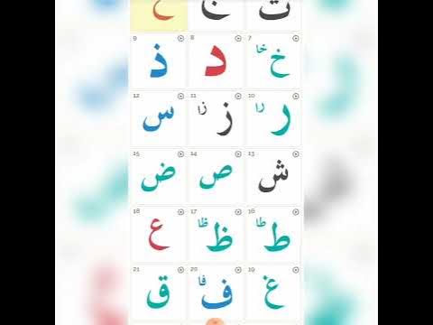 Noorani Qaida lesson no 1/ haruf e tahaji/ Arabic alphabet sounds for ...
