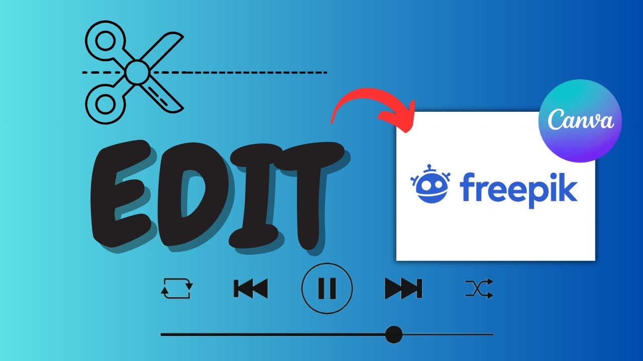 How To Easily Edit Your Freepik Template In Canva - YouTube