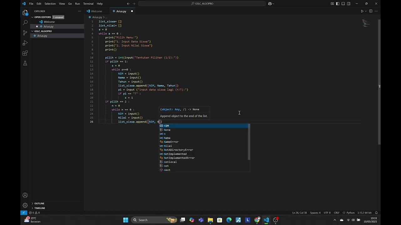 Algorithm and Programming - YouTube