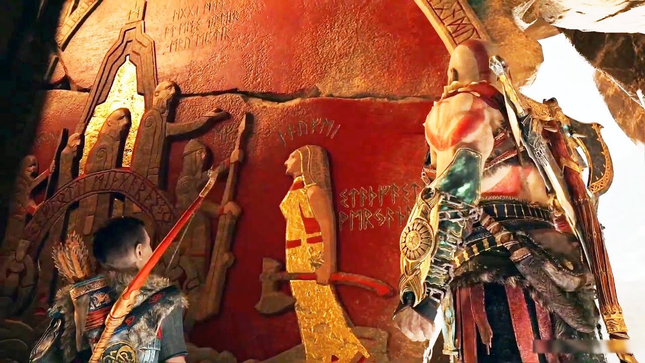 GOD OF WAR - Atreus Mother's Secret Reveal (full scene) (God of War 4 ...