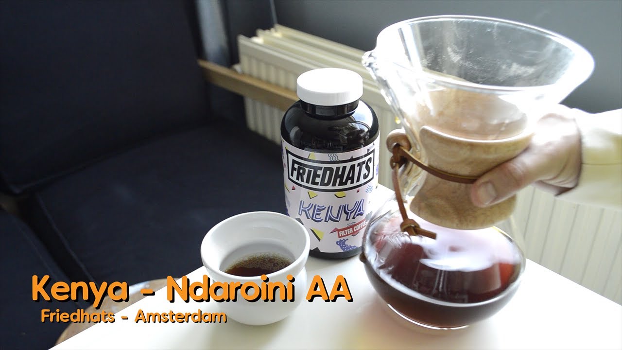 Let's Try Coffee - Kenya "Ndaroini AA" from Friedhats Amsterdam - YouTube
