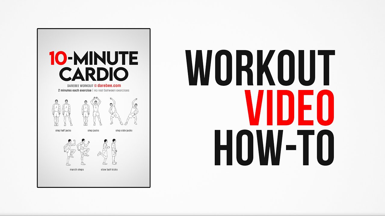 10-Minute Cardio Workout [ FULL ] by #DAREBEE - YouTube