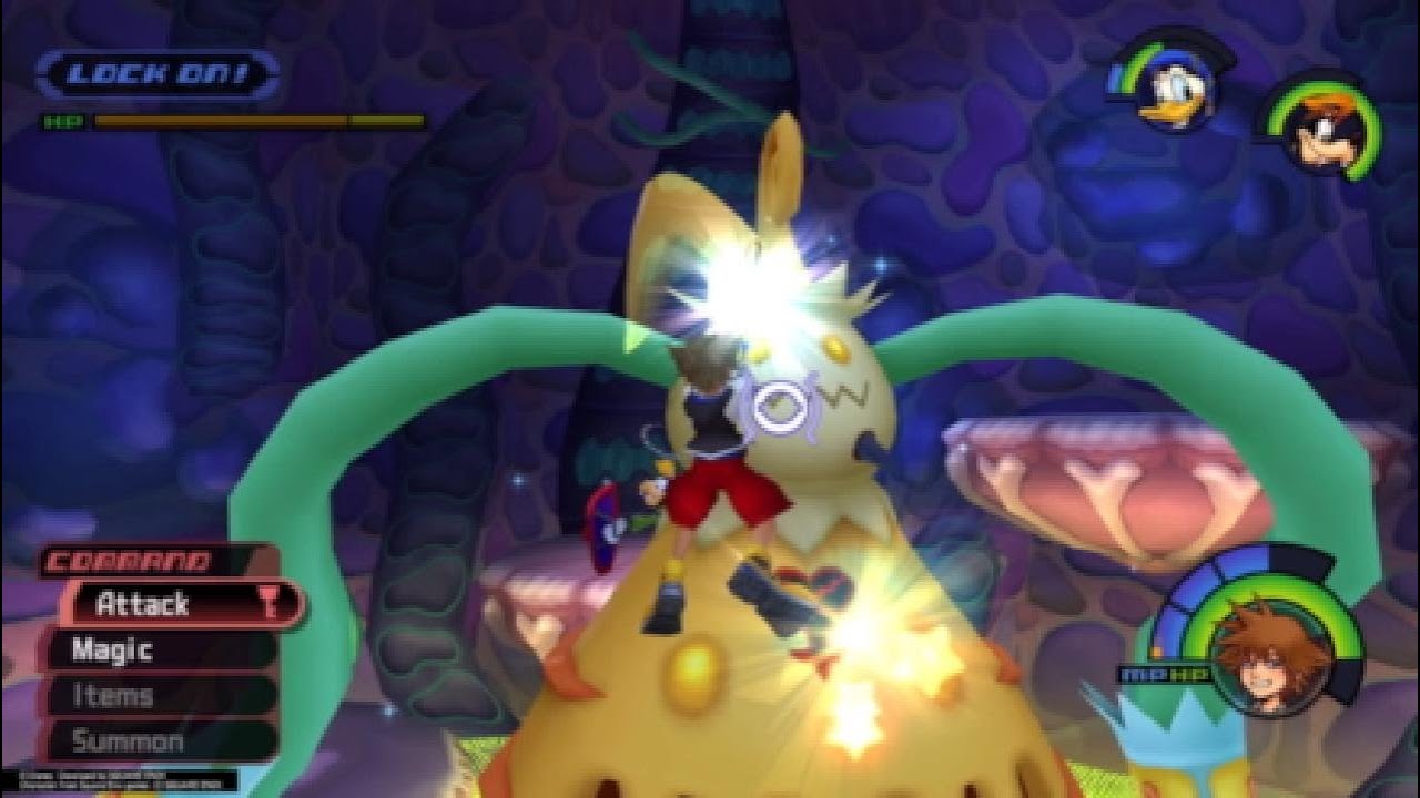 Kingdom Hearts Parasite Cage Proud mode boss fight - YouTube