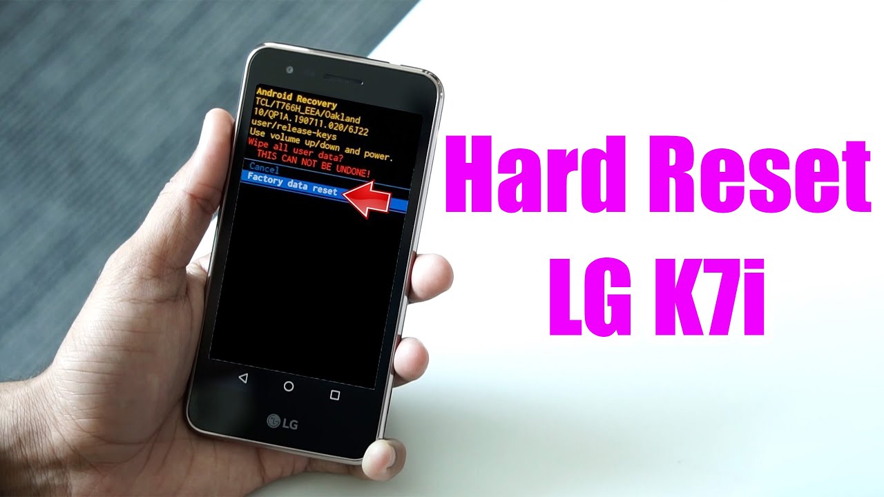 Hard Reset LG K7i | Factory Reset Remove Pattern/Lock/Password (How to ...