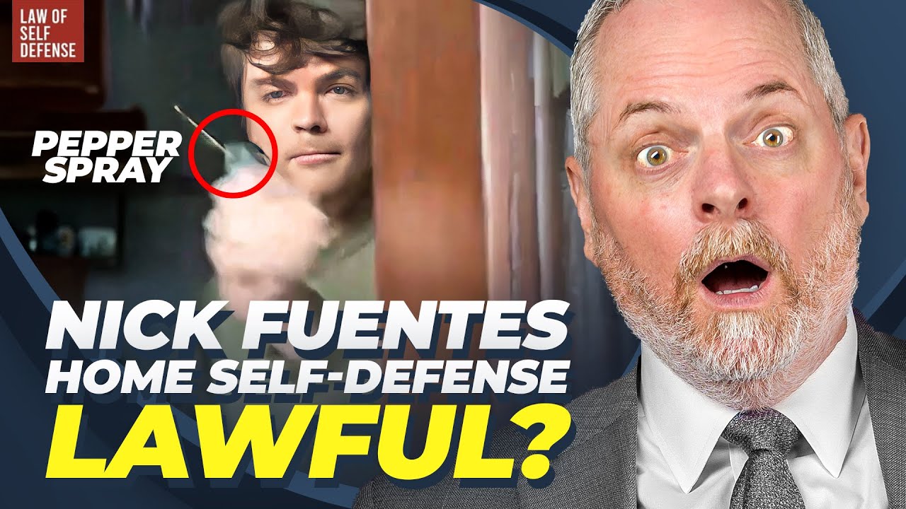 Nick Fuentes PEPPER SPRAYS Stalking WOMAN! | Real Lawyer Reacts - YouTube
