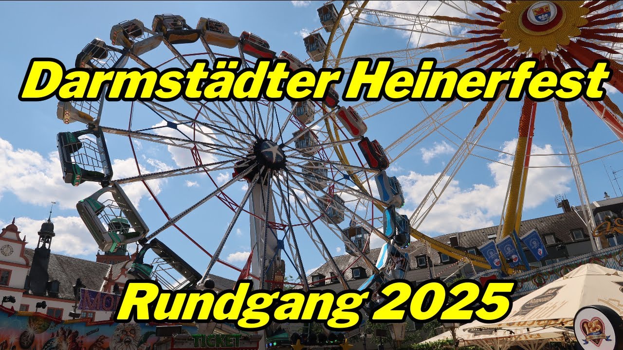 Darmstädter Heinerfest Rundgang 2025 - YouTube