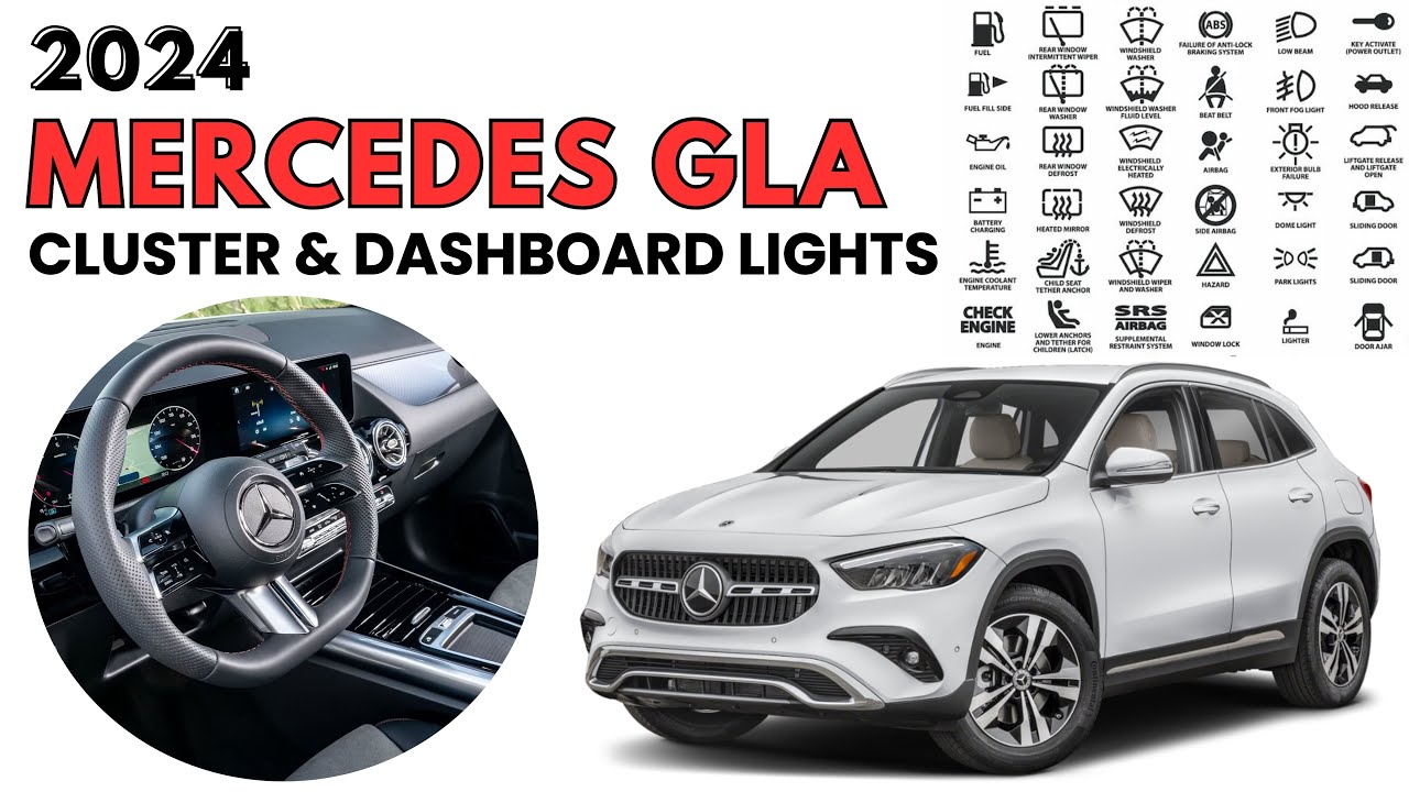 2024 Mercedes GLA Cluster Display & Dashboard Indicators Guide - YouTube