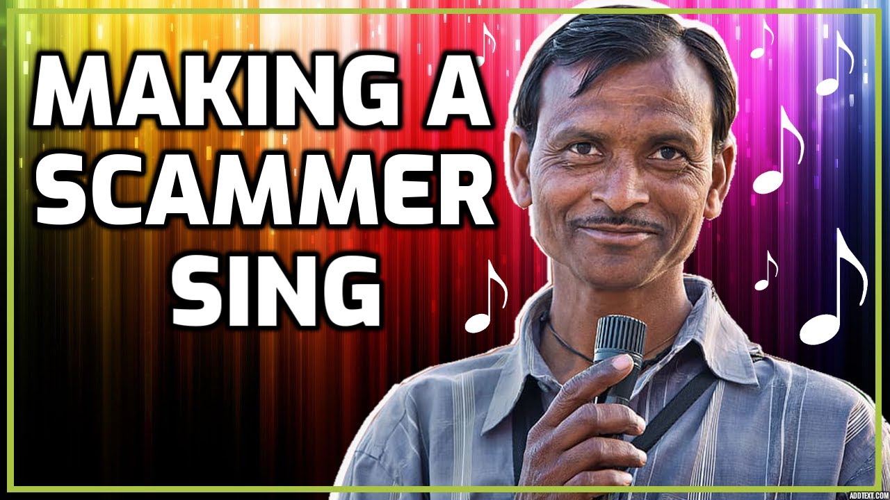 Indian Scammer Sings For Me To Stop Calling Him! - YouTube