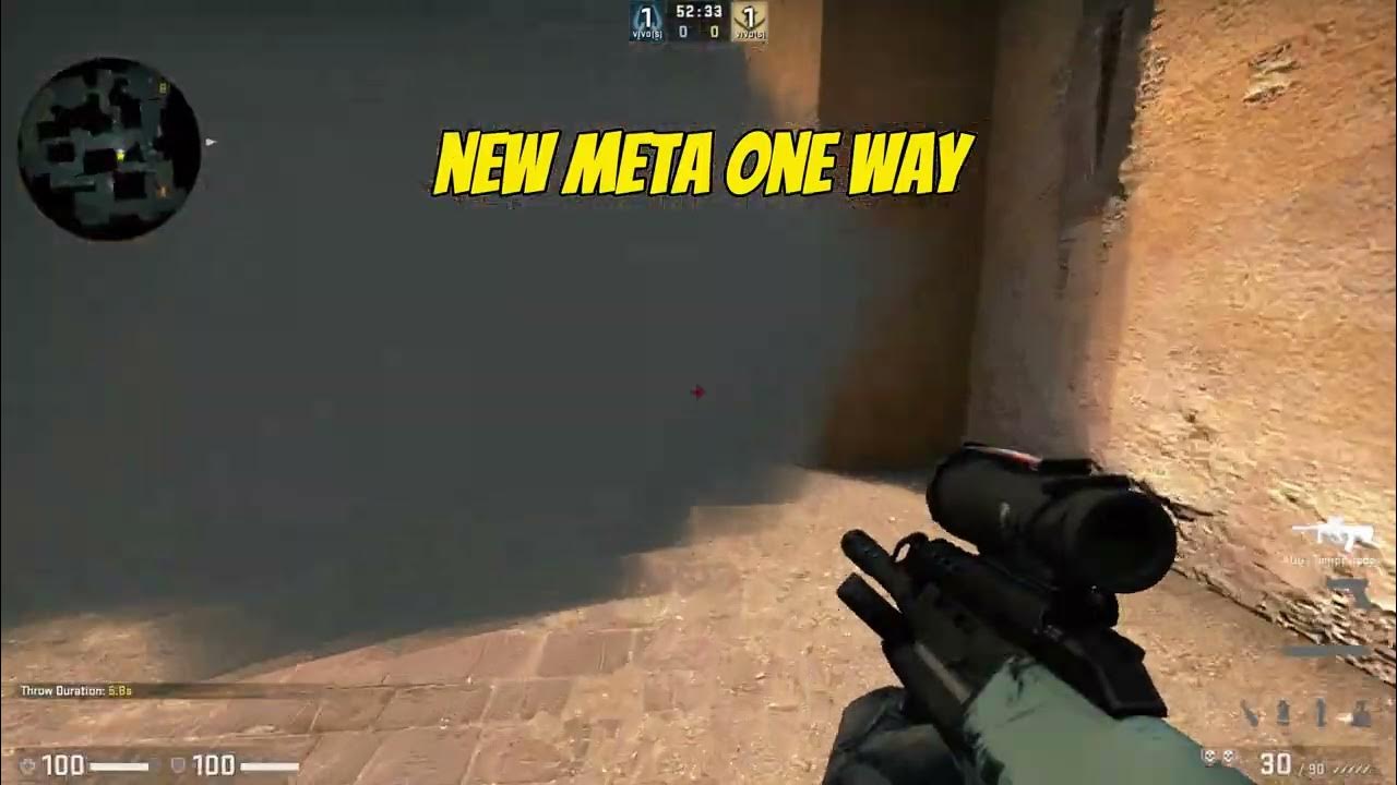 NEW META ONE WAY DUST 2 #csgo - YouTube