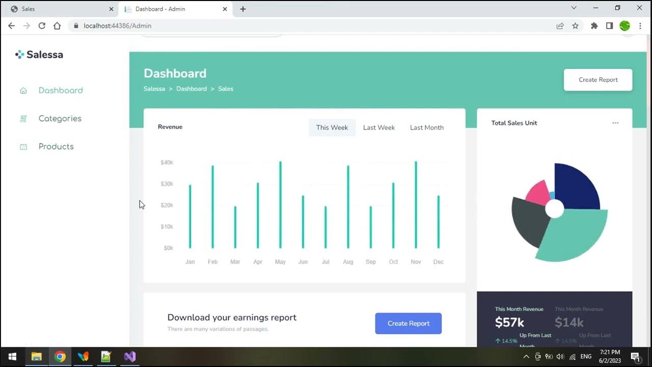 Hướng dẫn Đồ án Asp.Net Core - Part 2: Nhúng site template 02 - YouTube