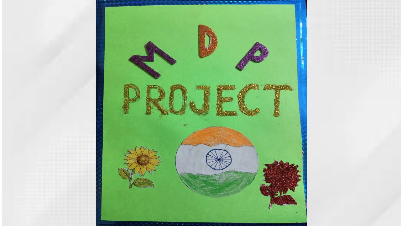 how to make class 5th MDP project - YouTube
