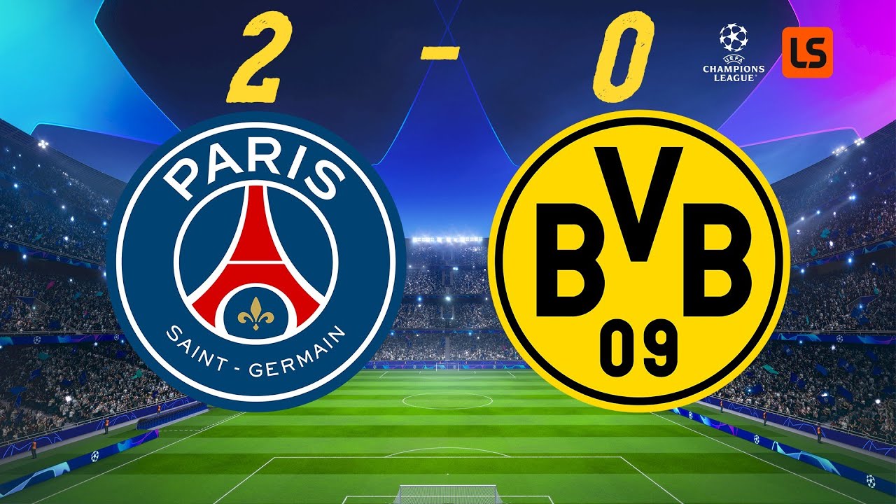 PSG vs Borussia Dortmund 2-0|Extendend Match Highlights 2023HD - YouTube
