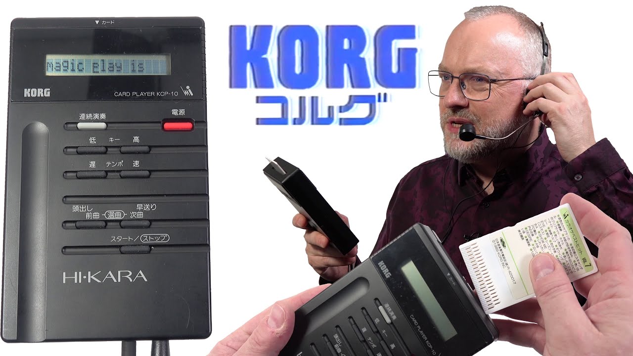 KORG Hi-Kara Personal Karaoke KCP-10 (1989) - YouTube