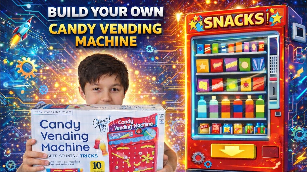 Danny Unboxes & Tests a Candy Vending Machine! | Thames & Kosmos STEM ...