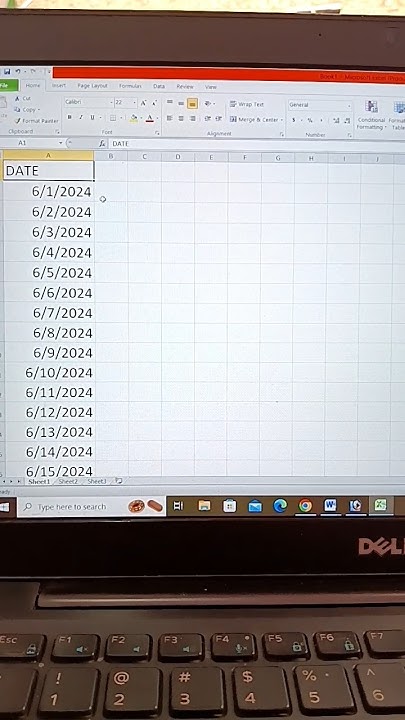 How To automatically Write Date in Excel Tips and #excelshortcuts #exceltech #trending - YouTube