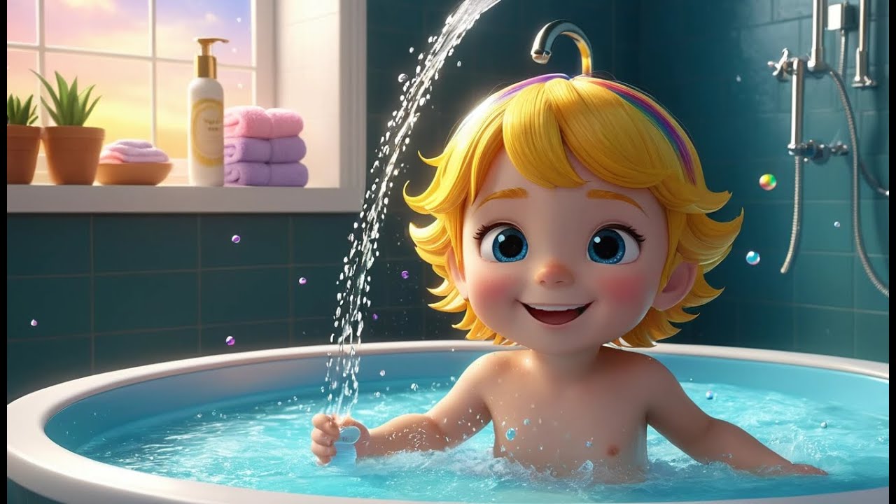 Splish, Splash, A Rainbow Bath Rhyme Song | Popular Nursery Rhyme ...