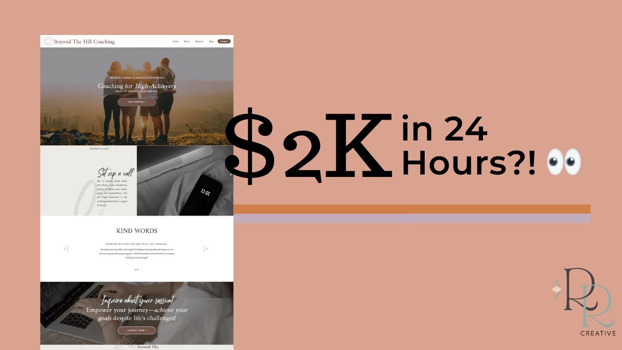Designing a Custom Showit Website in JUST ONE Day! 🚀 Behind-the-Scenes ...