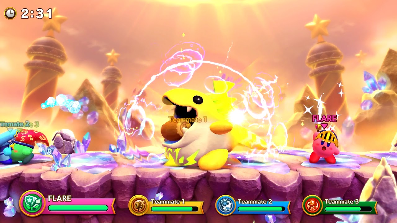 Super Kirby Clash Electric Dragon(Tough)Boss Fight - YouTube