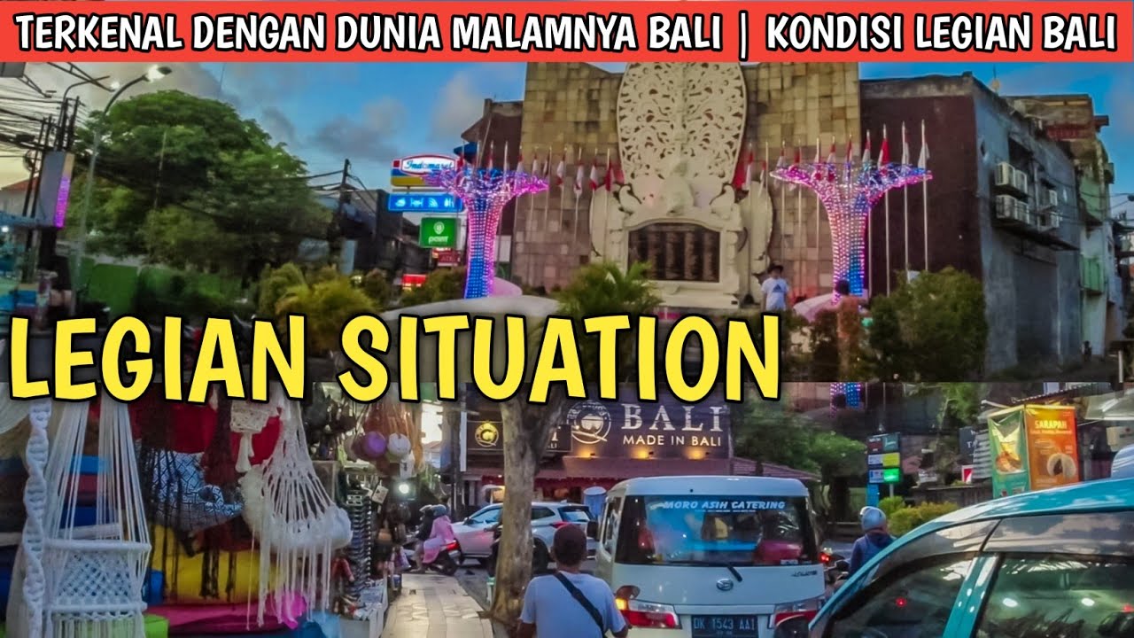 Wow Kembali Ramai Jalan Legian Bali Sekarang, Bali Legian - YouTube